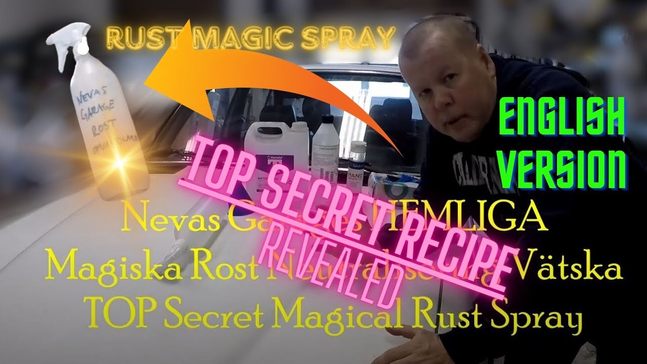Make your own Magic Rust spray! - YouTube