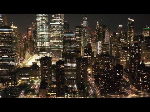 New York City Skyline at Night Live Wallpaper HD , Manhattan HD ...