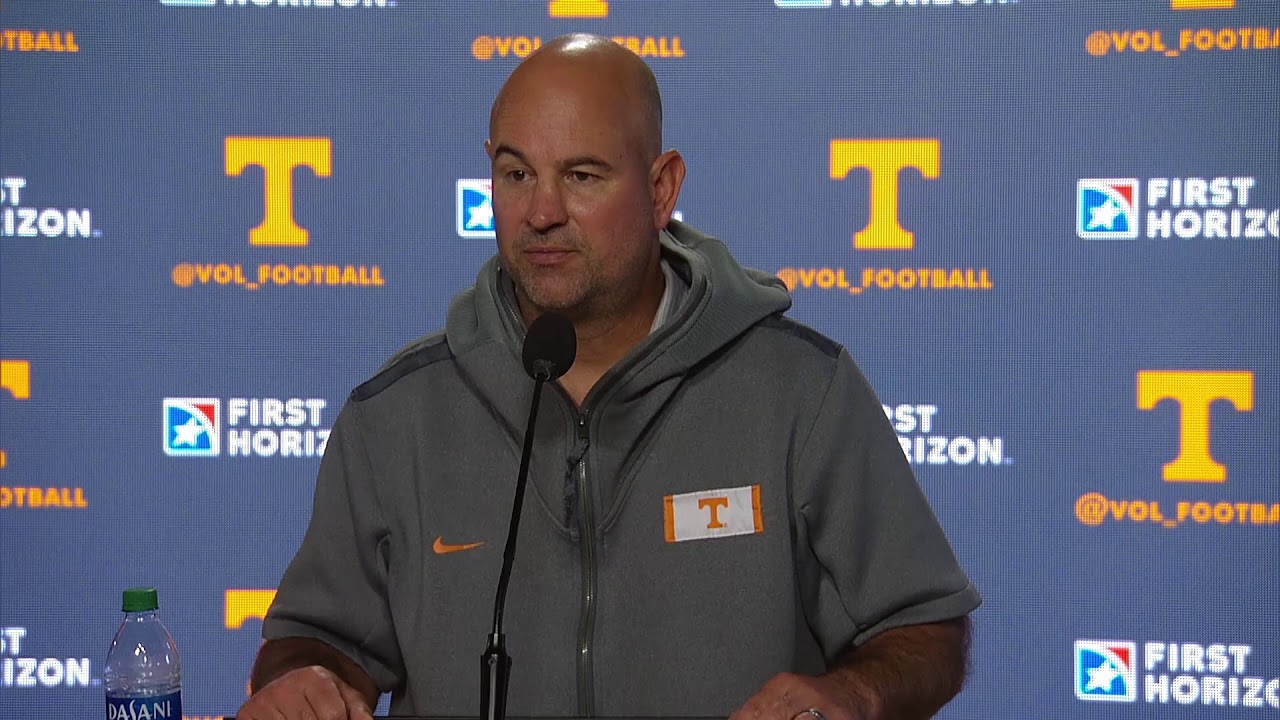 Jeremy Pruitt Weekly Press Conference - YouTube