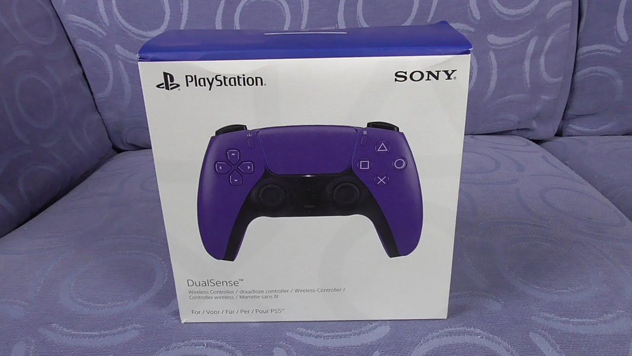Sony PlayStation 5 Galactic Purple Dual Sense Wireless Controller - YouTube
