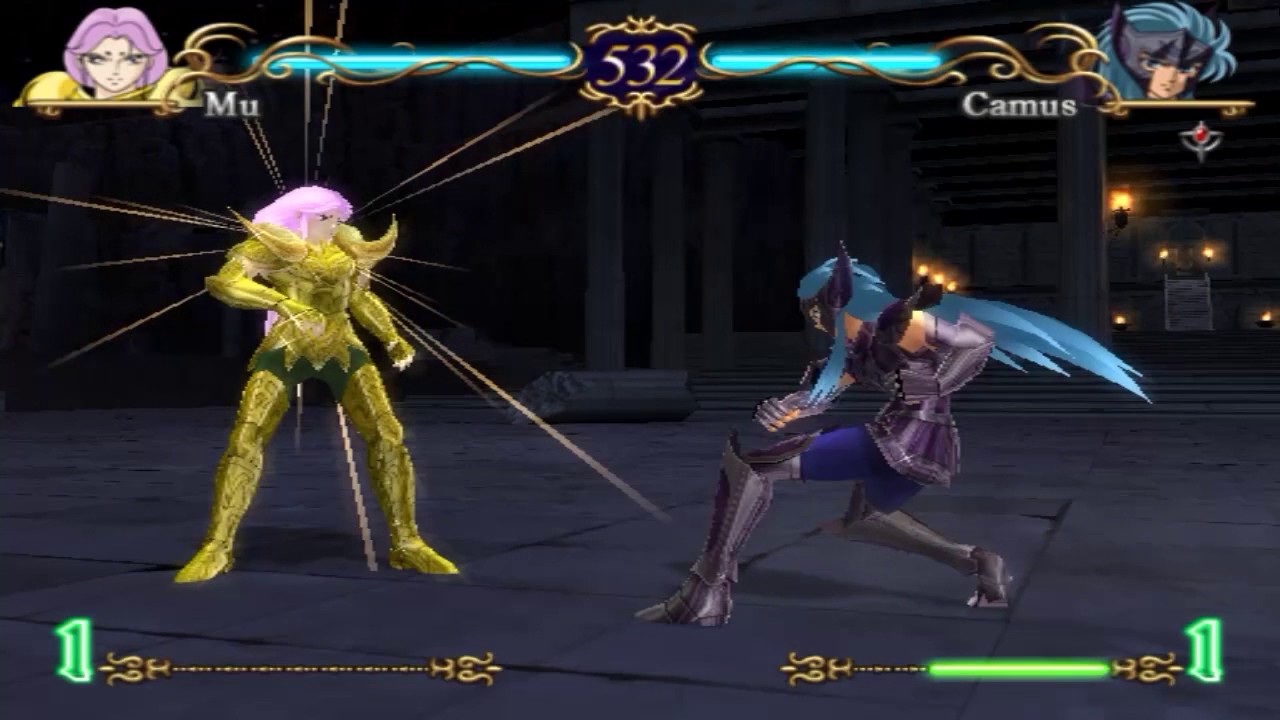 PS2 HADES: Mu vs Camus - YouTube