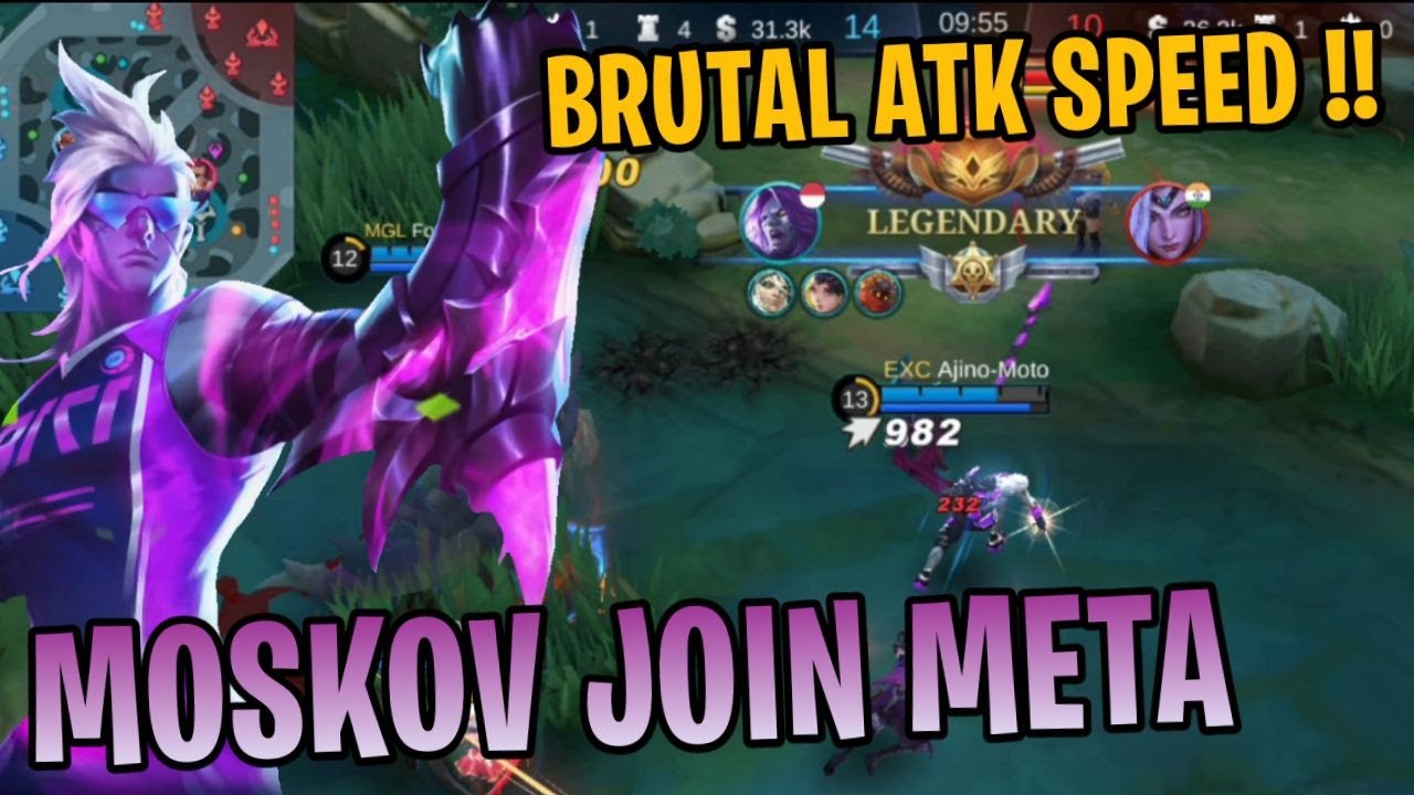 MOSKOV MARKSMAN BRUTAL ATK SPEED 😈😈😈 | TUTORIAL MOSKOV ️ ️ | MOSKOV ...