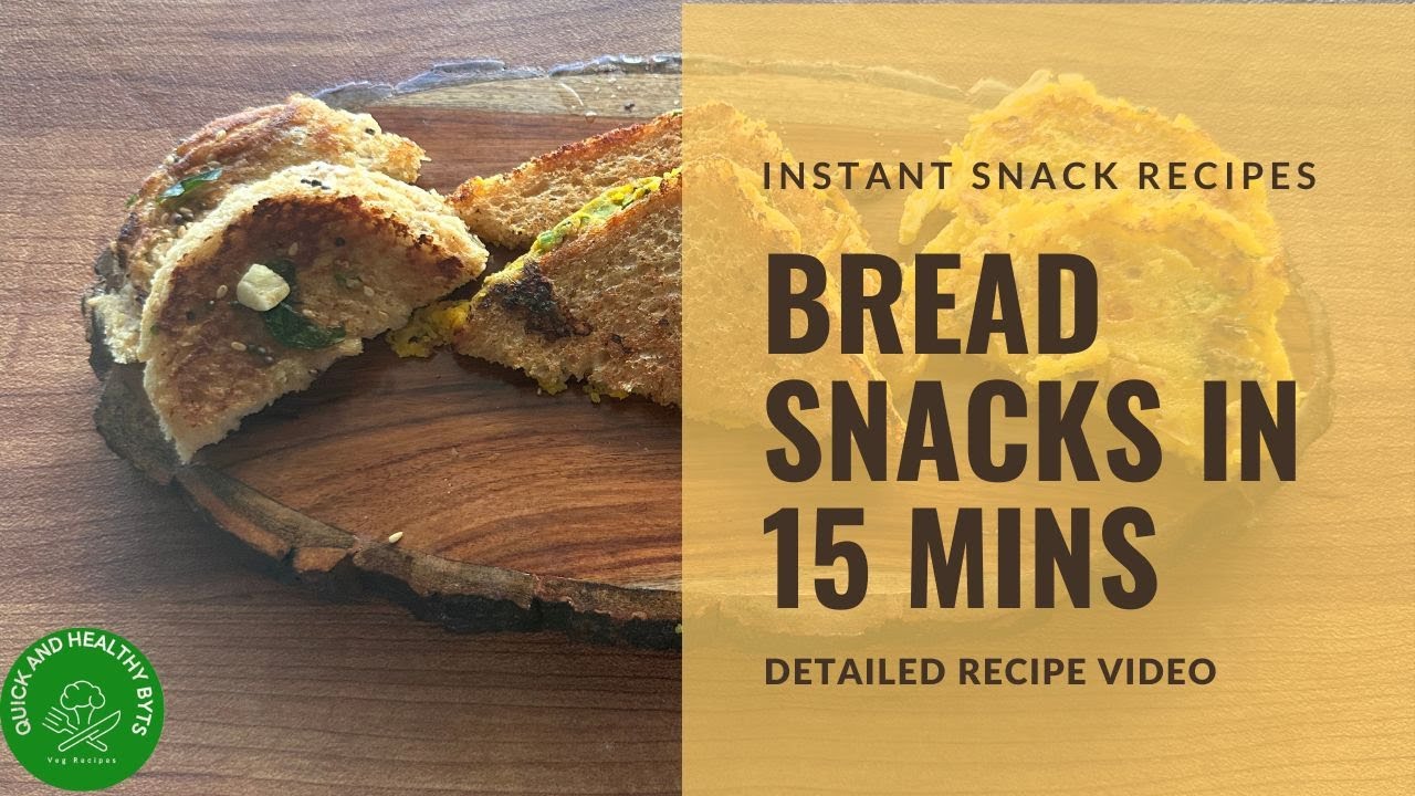 Delicious Bread Snacks - 3 Kids favourite bread snacks in just 15 ...