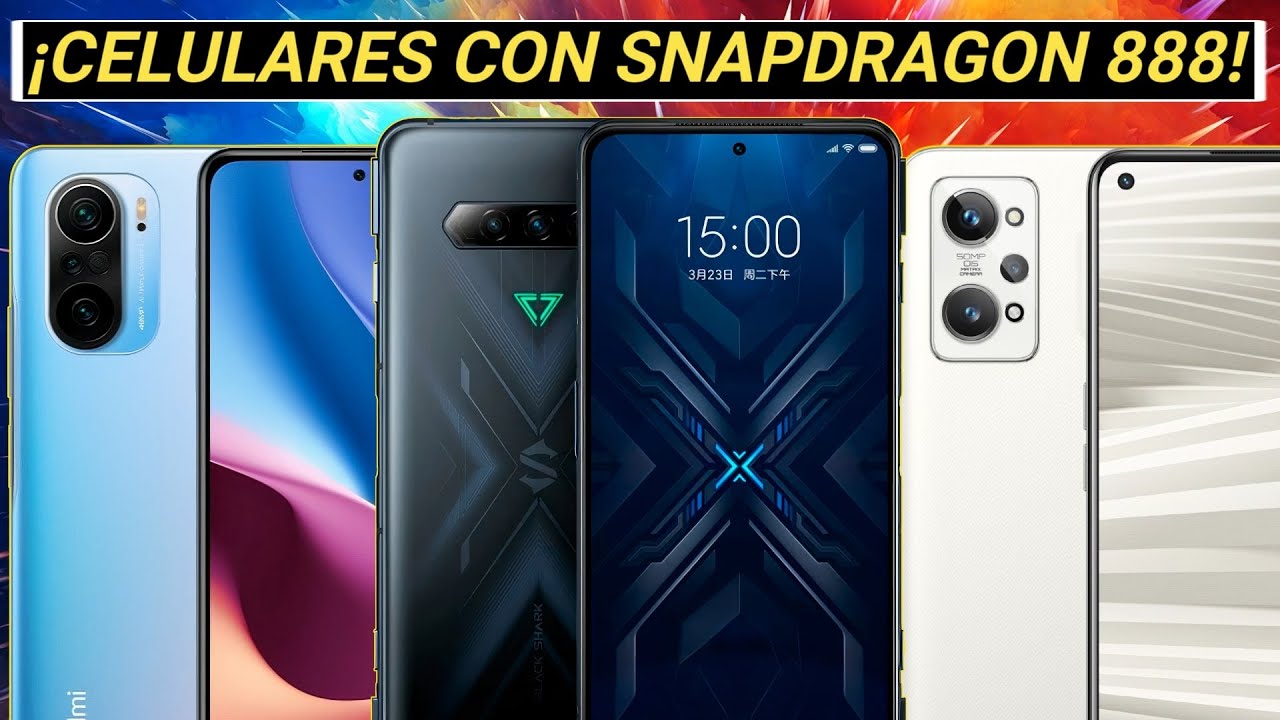 💥 ¡TOP 10 mejores CELULARES con SNAPDRAGON 888! -【MUY BARATOS 😱】 - YouTube