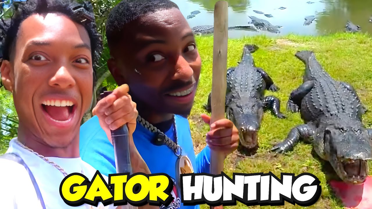 Jay Goes GATOR HUNTING! *WE GOT CHASED* - YouTube