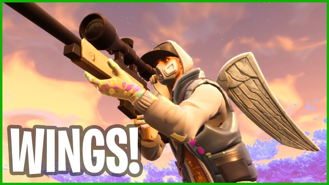 Trying on WINGS with EVERY SKIN! - YouTube