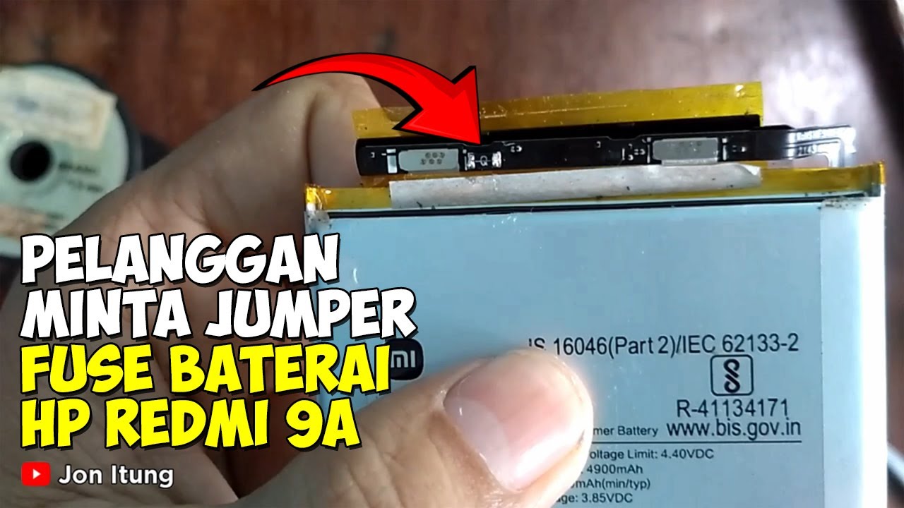 Hp Xiaomi Redmi 9A Jumper Fuse Baterai Permintaan Yang Punya - YouTube