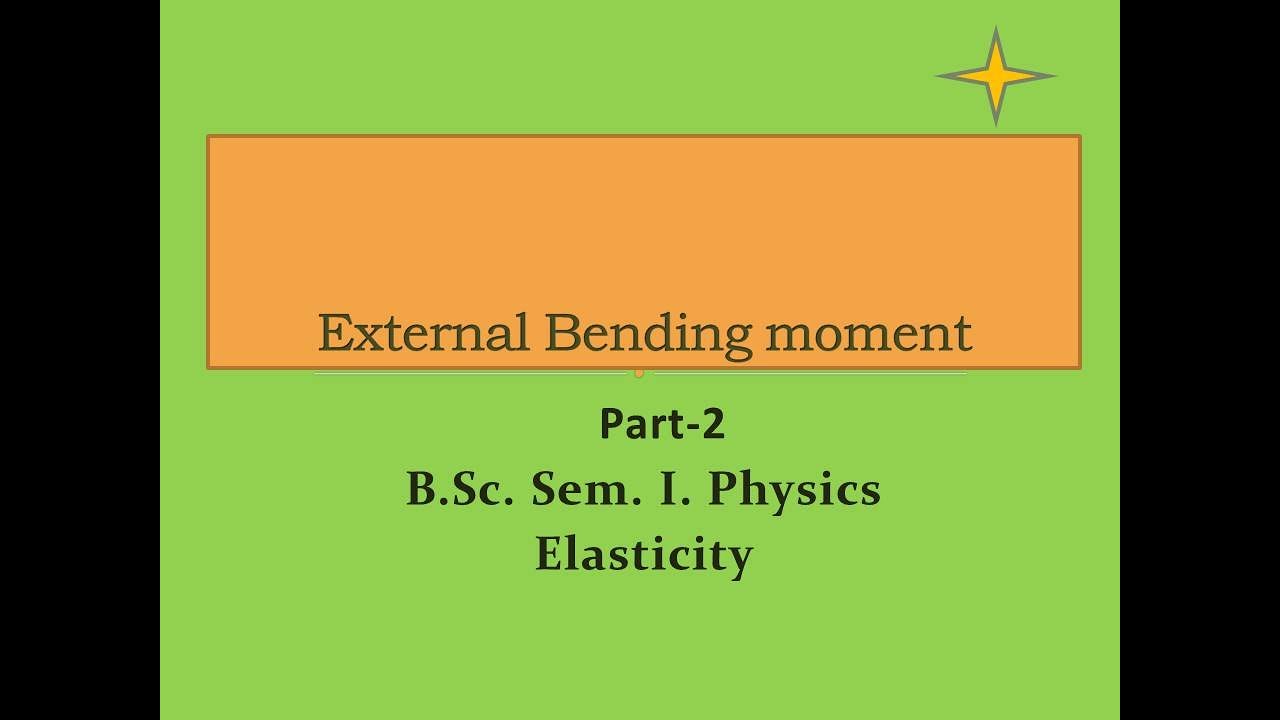 External bending moment - YouTube
