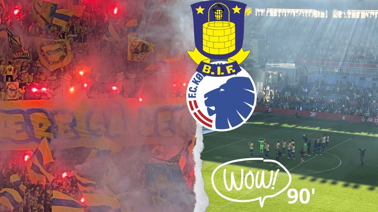 BIG PYRO AFTER PROTEST AND LAST MINUTE GOAL IN DERBY OF COPENHAGEN l ...