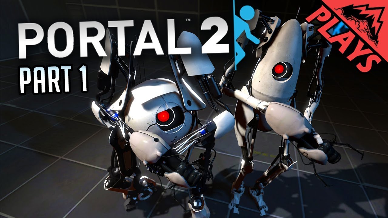 Entering the Testing Course - PORTAL 2 CO-OP Playthrough (Part 1) - YouTube