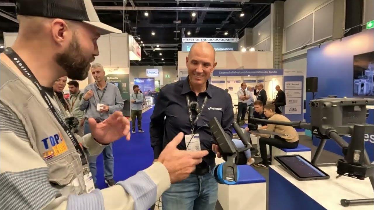 INTERGEO - @Emesent - Laser Scanner portátil LiDAR HOVERMAP - YouTube