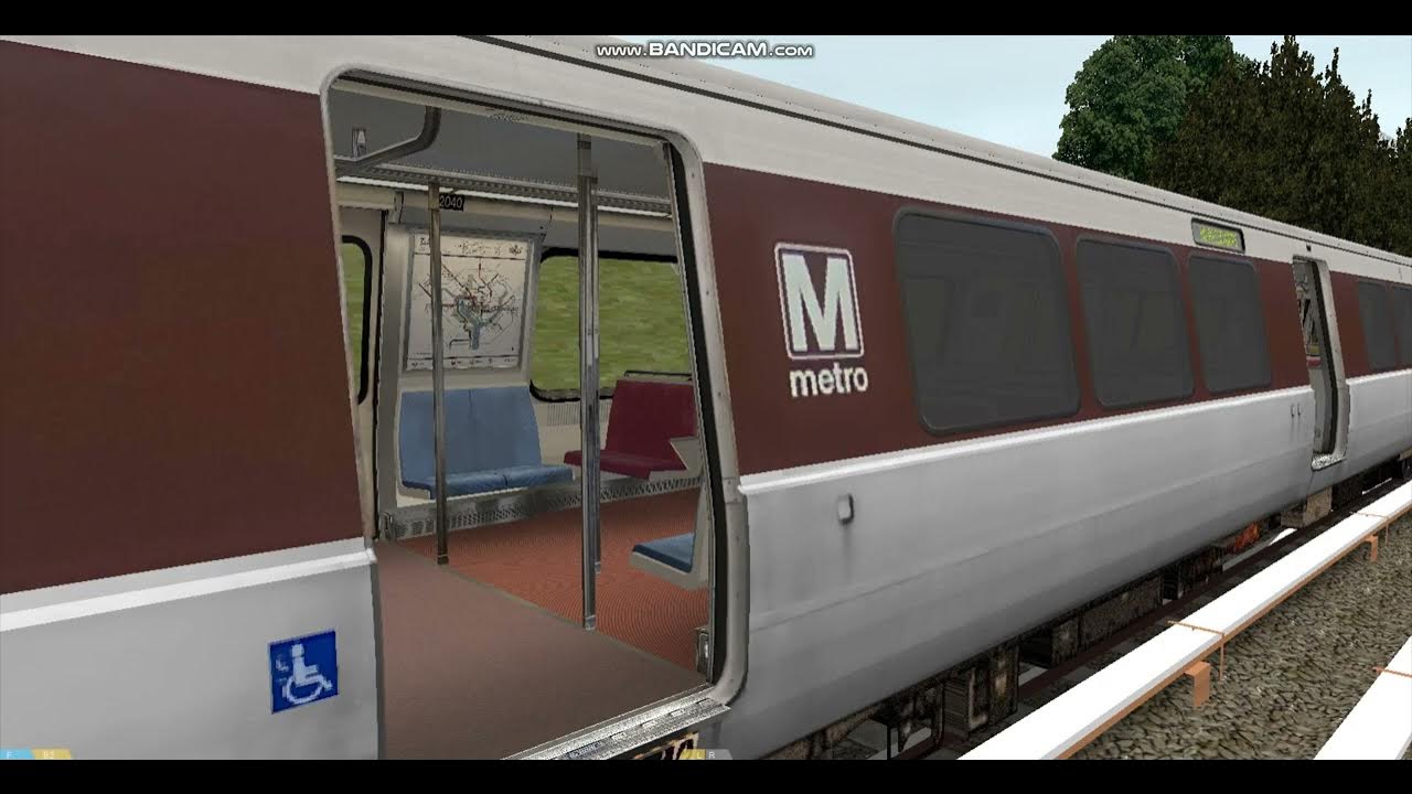 Openbve WMATA fleet beta3 Fixed Door Chime opening and closing for 2000 3000 and 6000 series ...