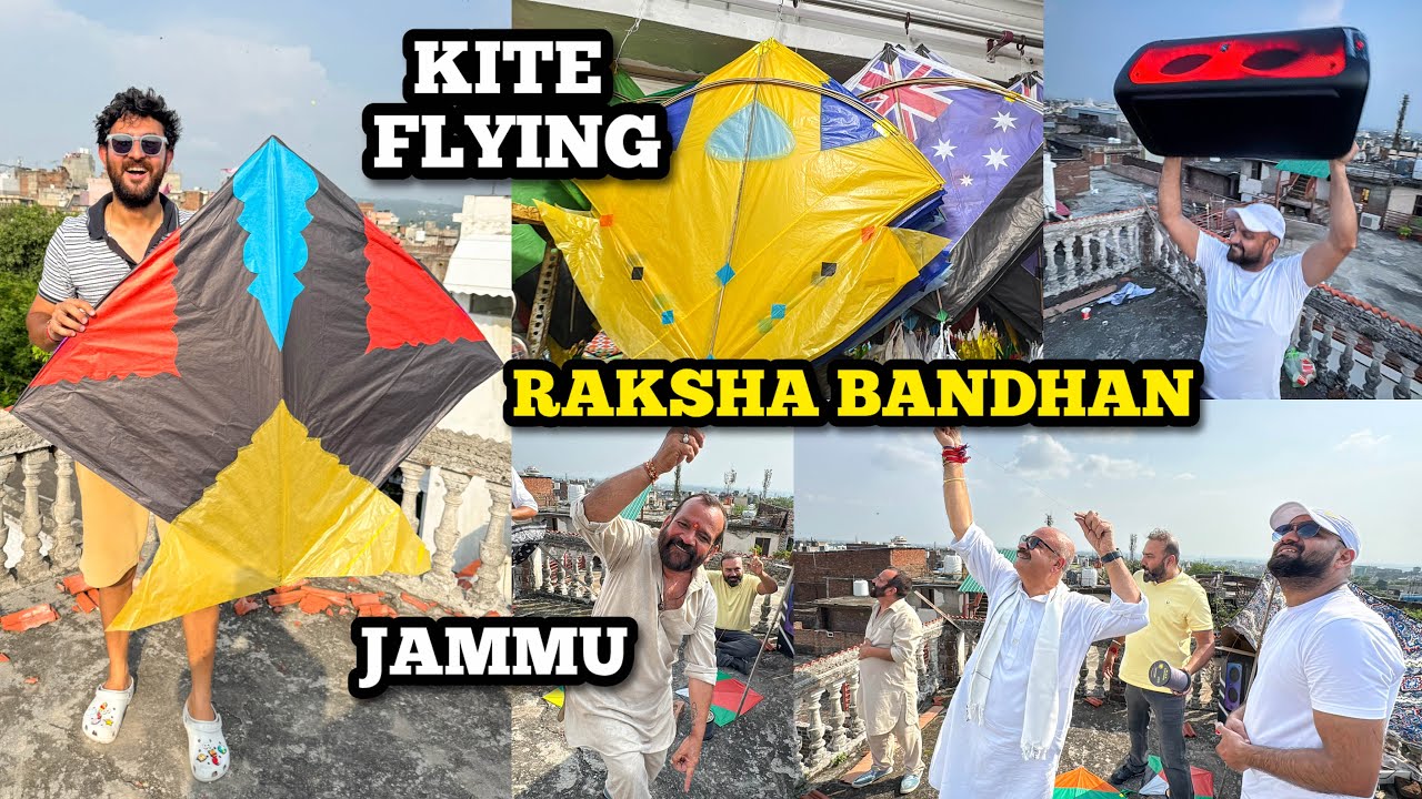 Rakshabhandhan Kite Flying 2025 | Rakhi Celebration In Jammu | Raksha ...
