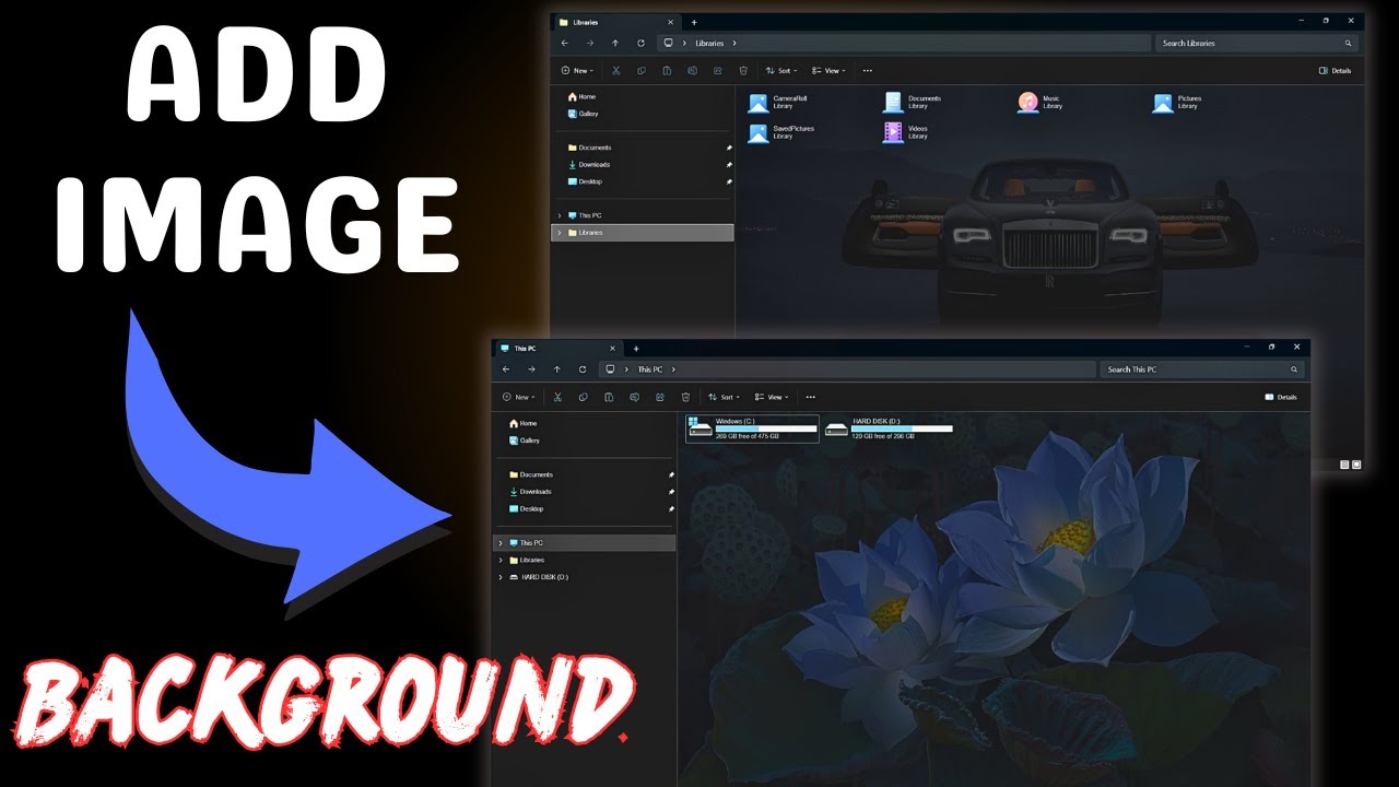 Change Windows 11 File Explorer Background With These Easy Steps! - YouTube