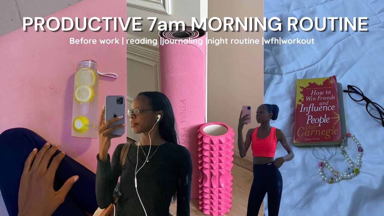 7 am Morning routine | productive healthy habits | work life balance ...