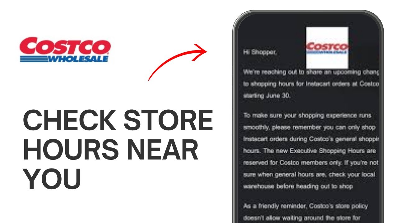 How to Check Costco Store Hours near you - YouTube