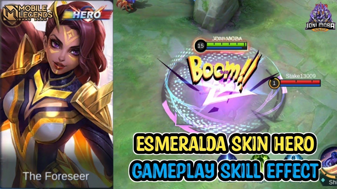 ESMERALDA NEW SKIN THE FORESEER - HERO SKIN - GAMEPLAY SKILL EFFECT ...