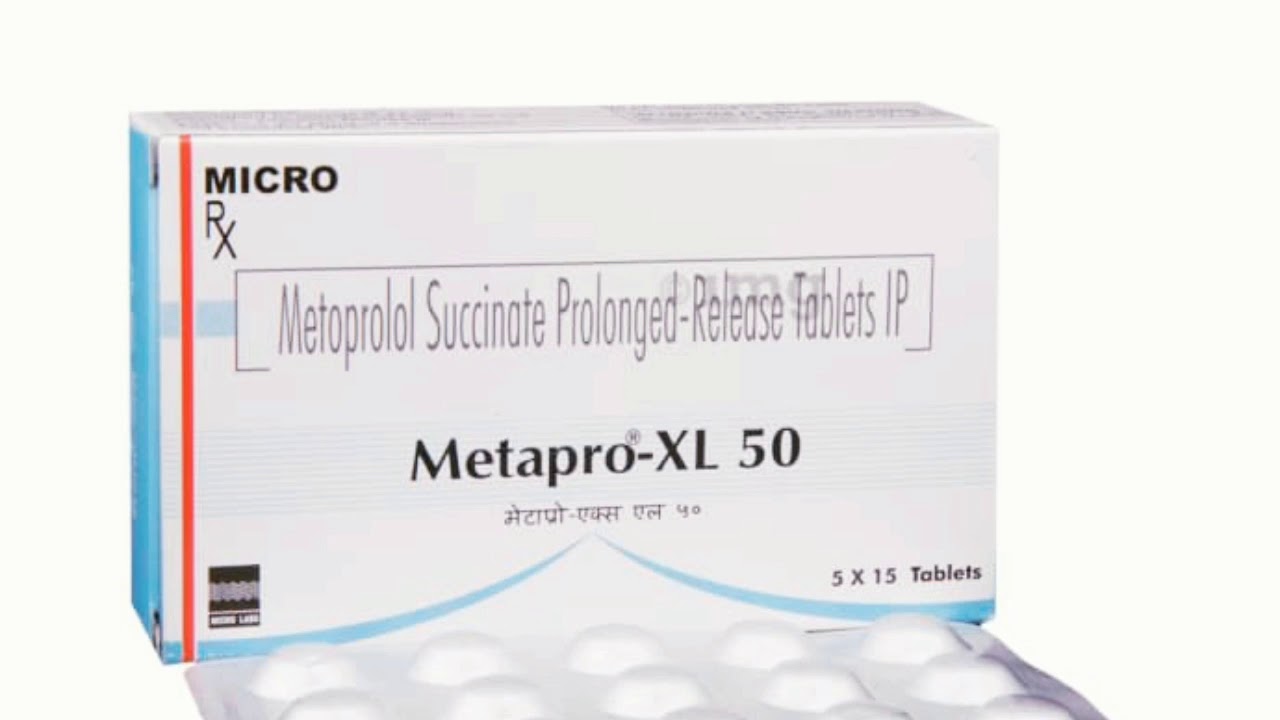 Metapro xl 50 | metapro xl 50 uses | metaprolol succinate 47.5 - YouTube