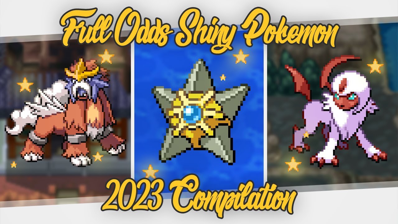 33 Live Full Odds Shiny Pokémon - 2023 Shiny Pokémon Compilation - YouTube