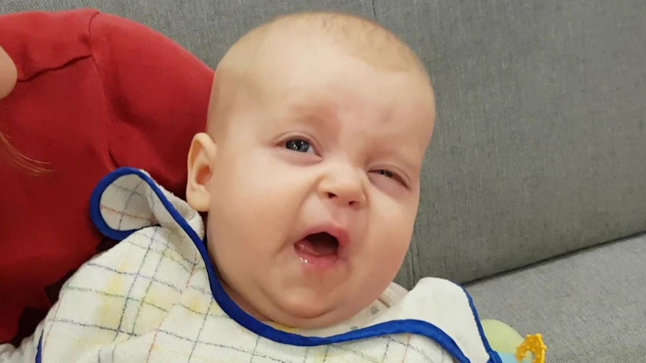 Baby's HILARIOUS REACTION to Drinking Tangy Orange Juice for the First ...