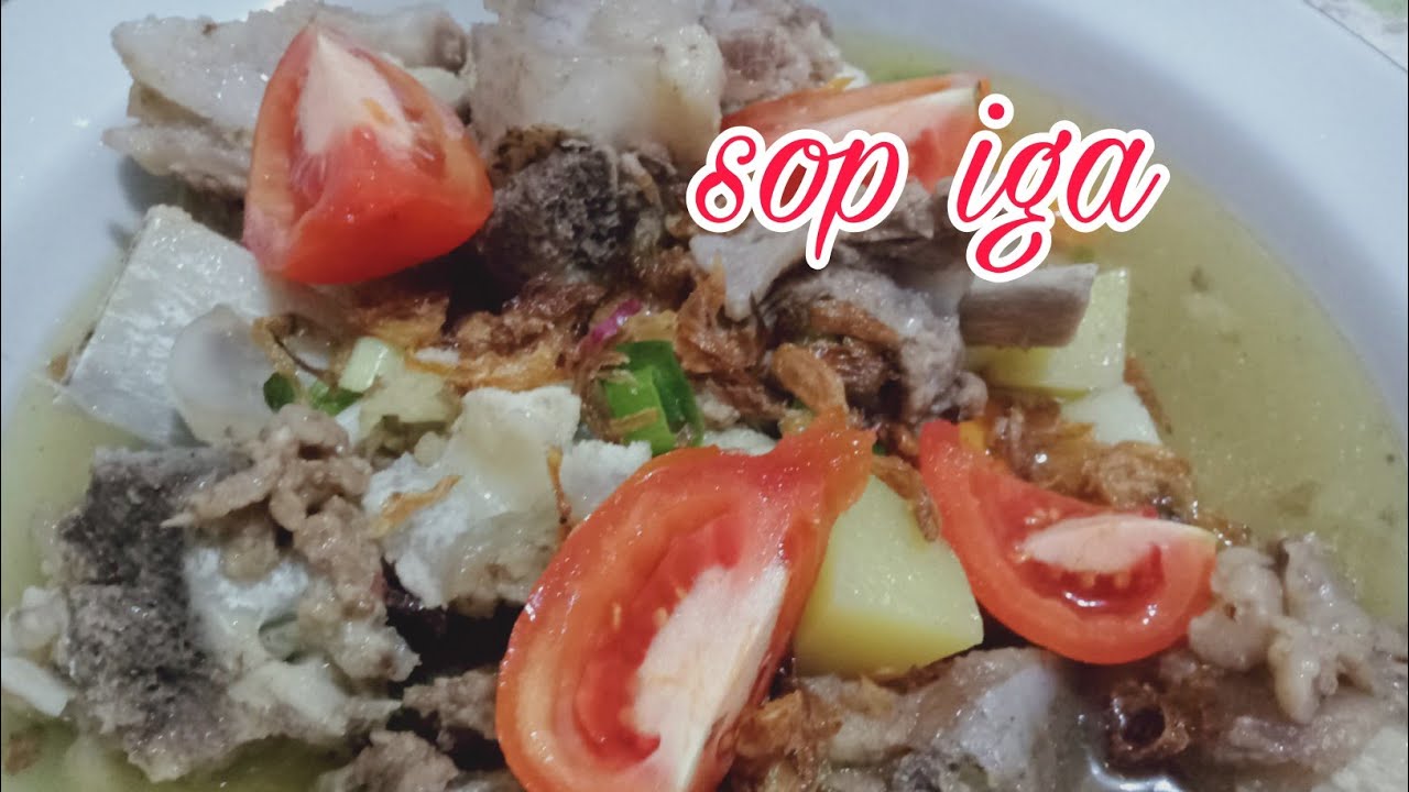 Resep sop iga - YouTube