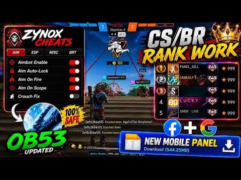 OB53 FREE FIRE MOD MENU 🔥 UNLIMITED DIAMOND HACK 🔥 FF MOD MENU APK 2026