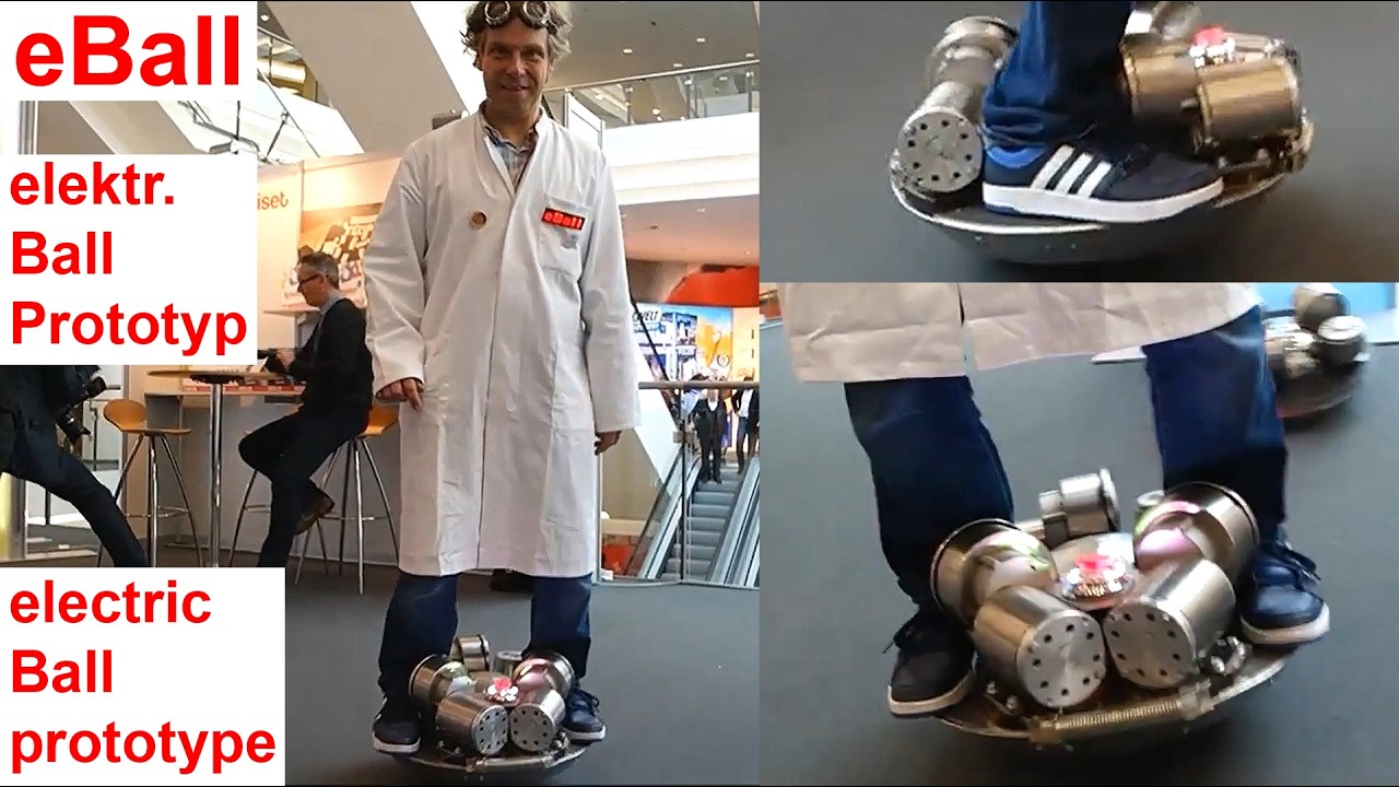 eBall Elektromobil-Freizeitfahrzeug mit Rollkugel - Prototyp von Uli ...
