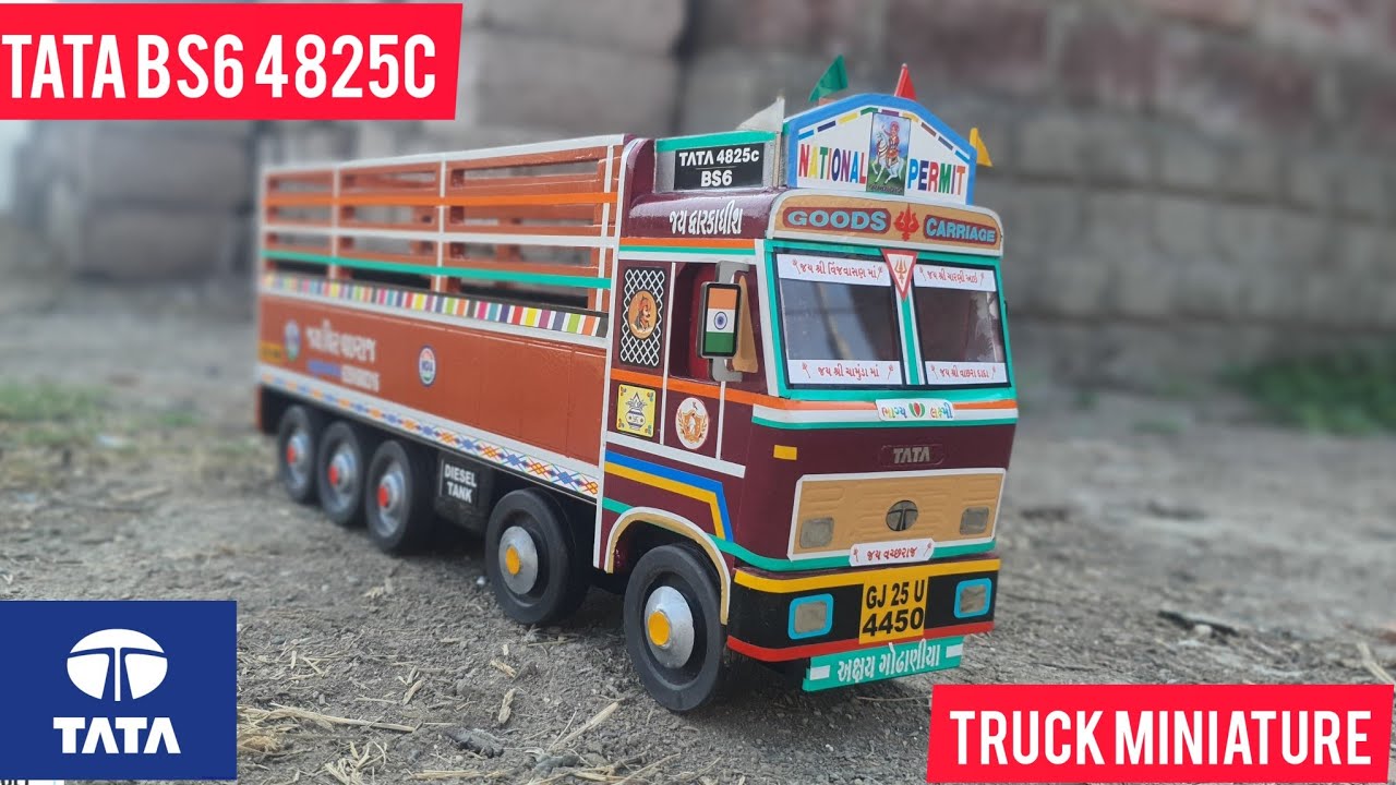 Porbandar body TATA BS6 4825C Truck Miniature | @MrDevCreators - YouTube