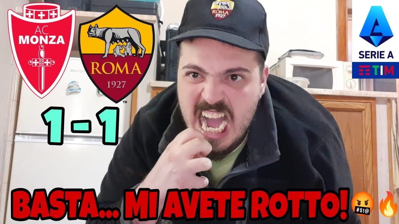 (MAXISFOGO) MONZA-ROMA 1-1 | BASTA...SONO STANCO MI AVETE ROTTO SEMPRE ...