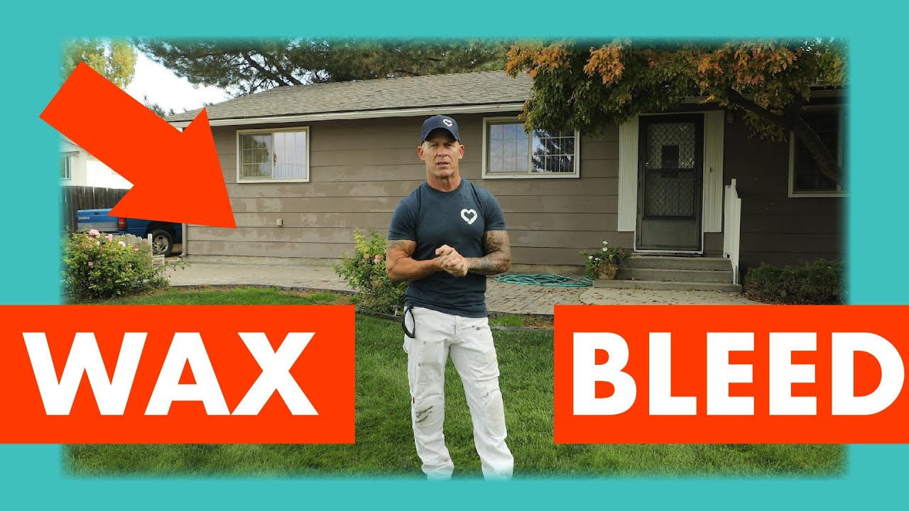 Painters Beware: What is Wax Bleed and Solutions to Fix It. - YouTube