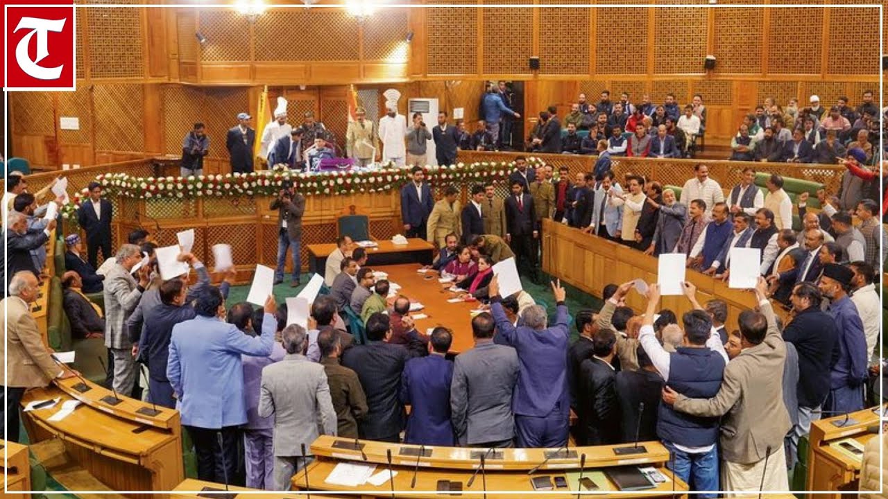 J&K Legislative Assembly Live: 1st Budget Session of Omar Abdullah- Led ...