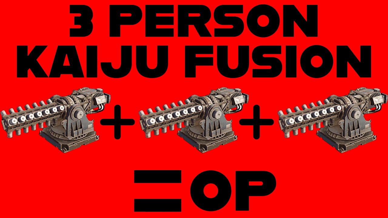 Crossout 3 Person Kaiju Fusion Build!!! Full Stream - YouTube