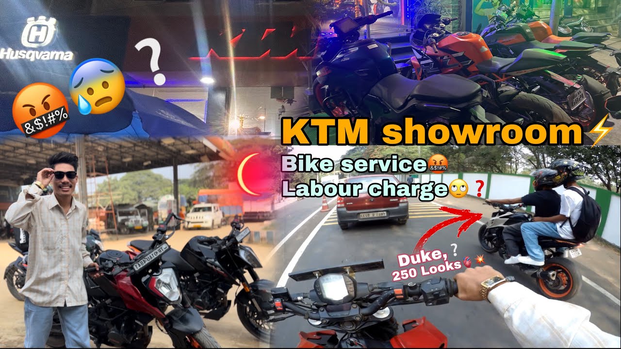 Bike Servicing Labour Charge 🤬 || Ktm Showroom Bike Service || Duke 250 ...