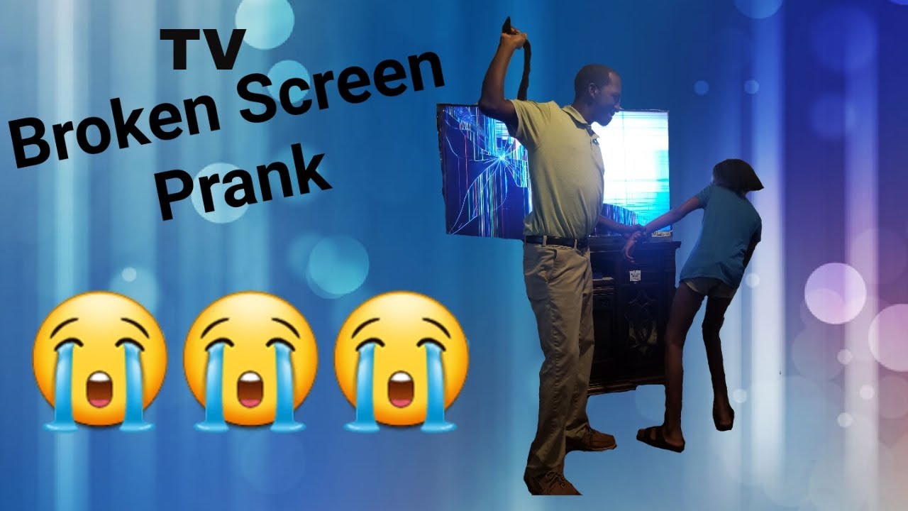 Broken Tv Prank On DAD (GONE WRONG) - YouTube