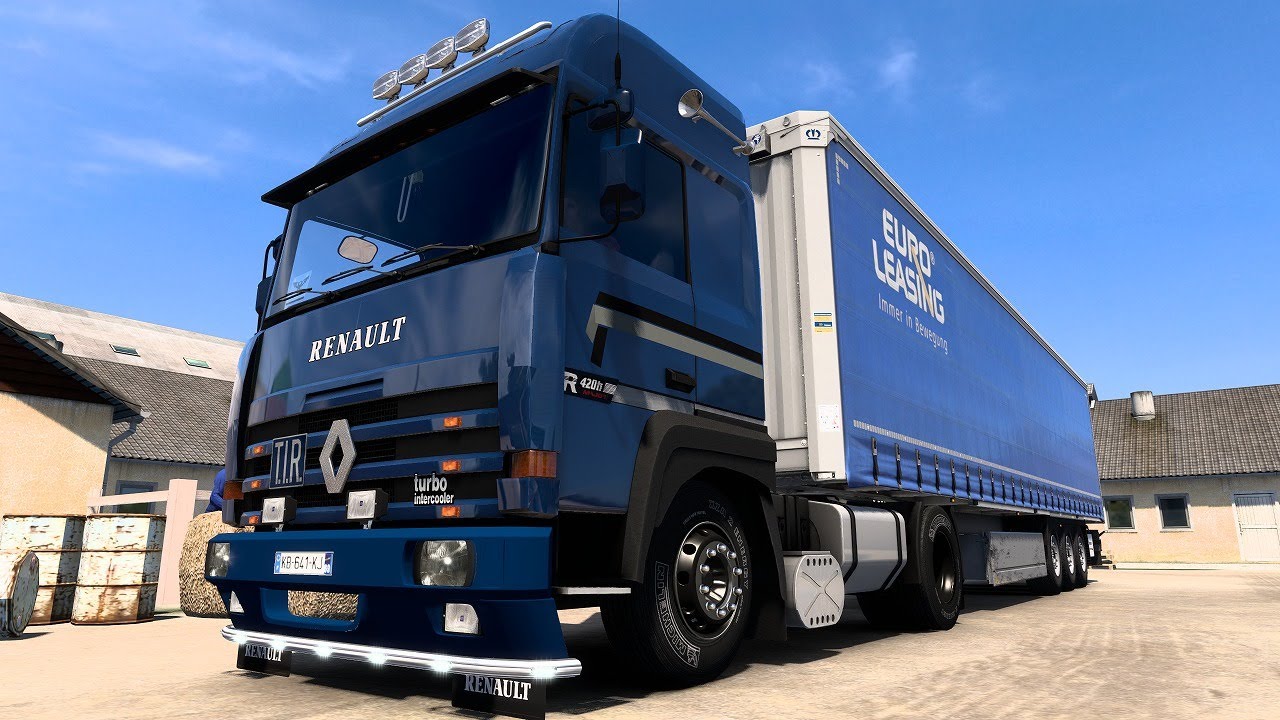 Renault R Major High Roof 420hp【ETS2】Euro Truck Simulator 2 Game Play ...