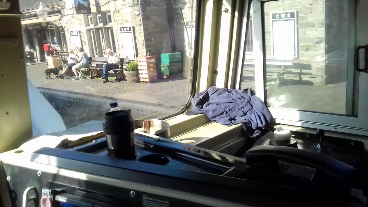 Inside the cab of Gbrf class 66 - YouTube
