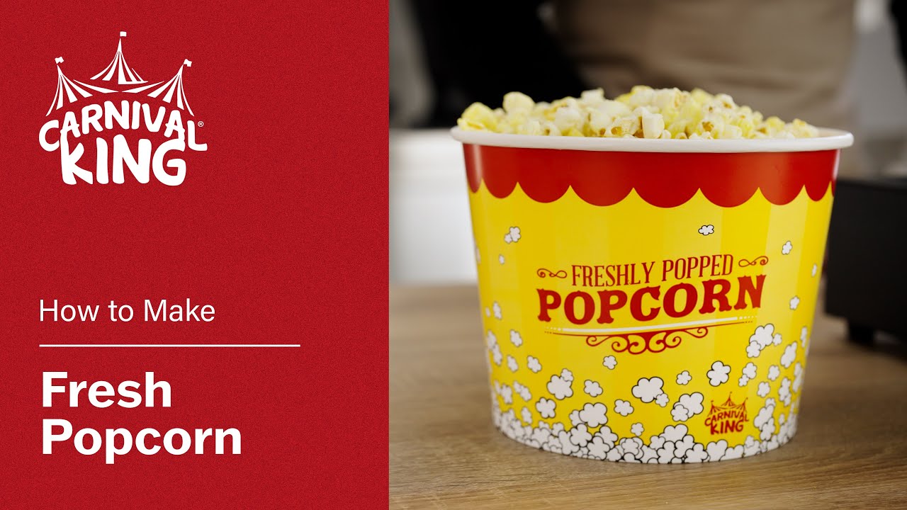 How to Make Popcorn | Carnival King Popcorn Popper - YouTube