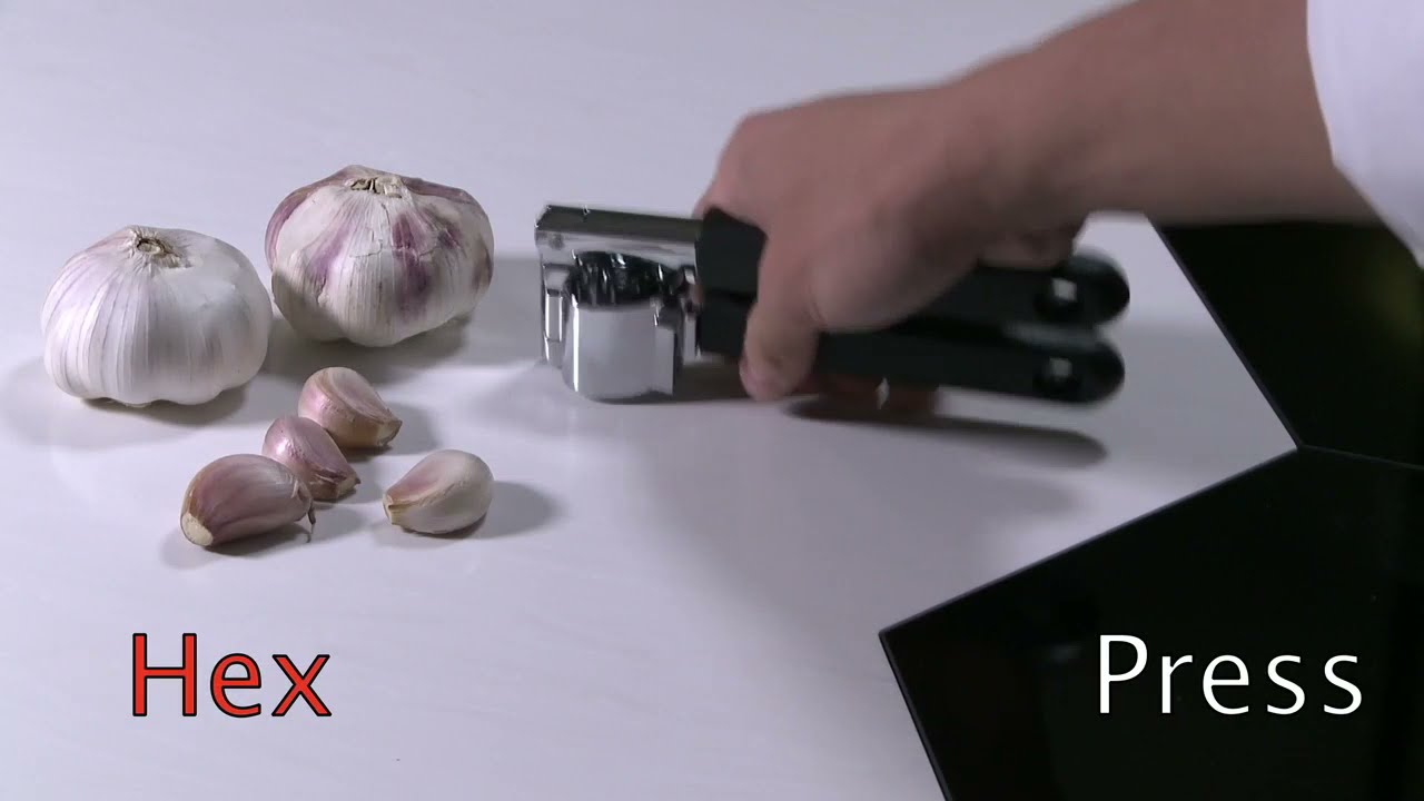 Hex - Garlic Press - YouTube