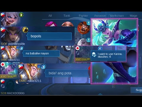 6 MATCHES KARINA IN RANK GAME??? | KARINA GAME PLAY BY OTOUSAN - YouTube
