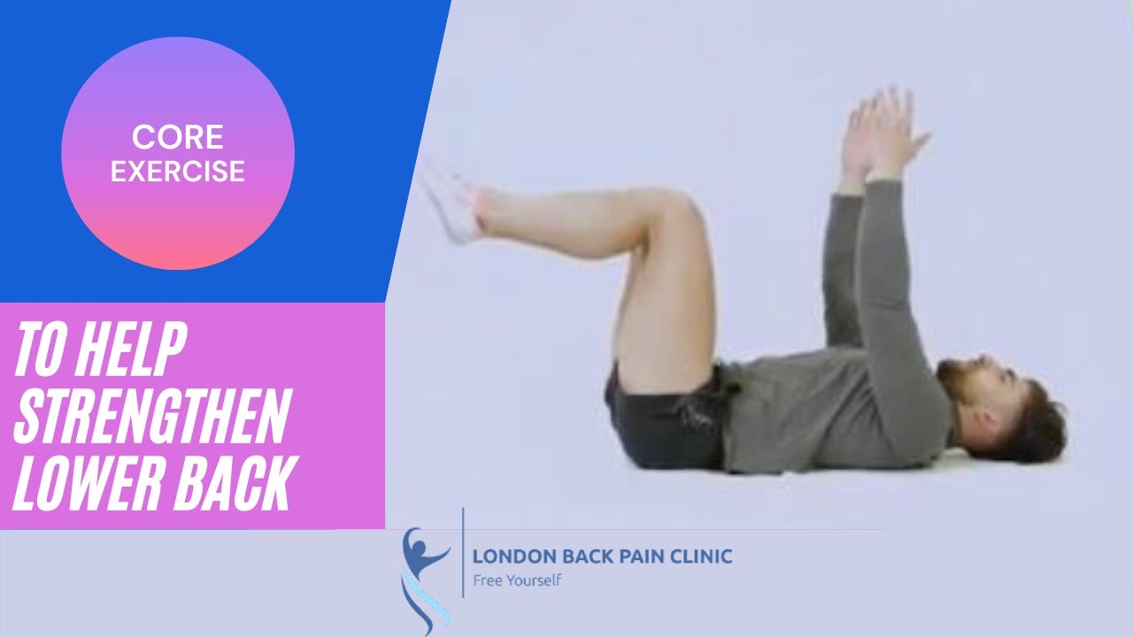 Core Exercise For Lower Back pain - YouTube
