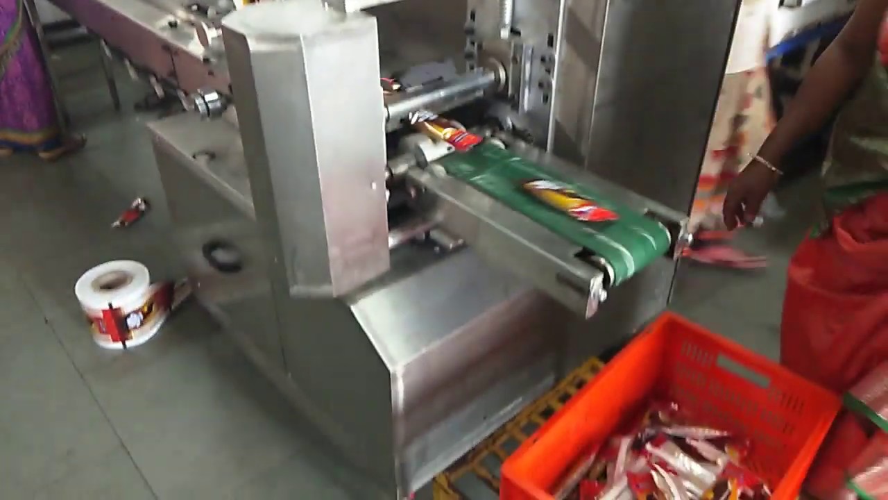 AUTOMATIC ICE CANDY PACKING MACHINE +919601071072 - YouTube