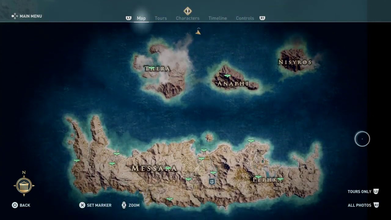 Assassin's Creed ® Odyssey - Map - YouTube
