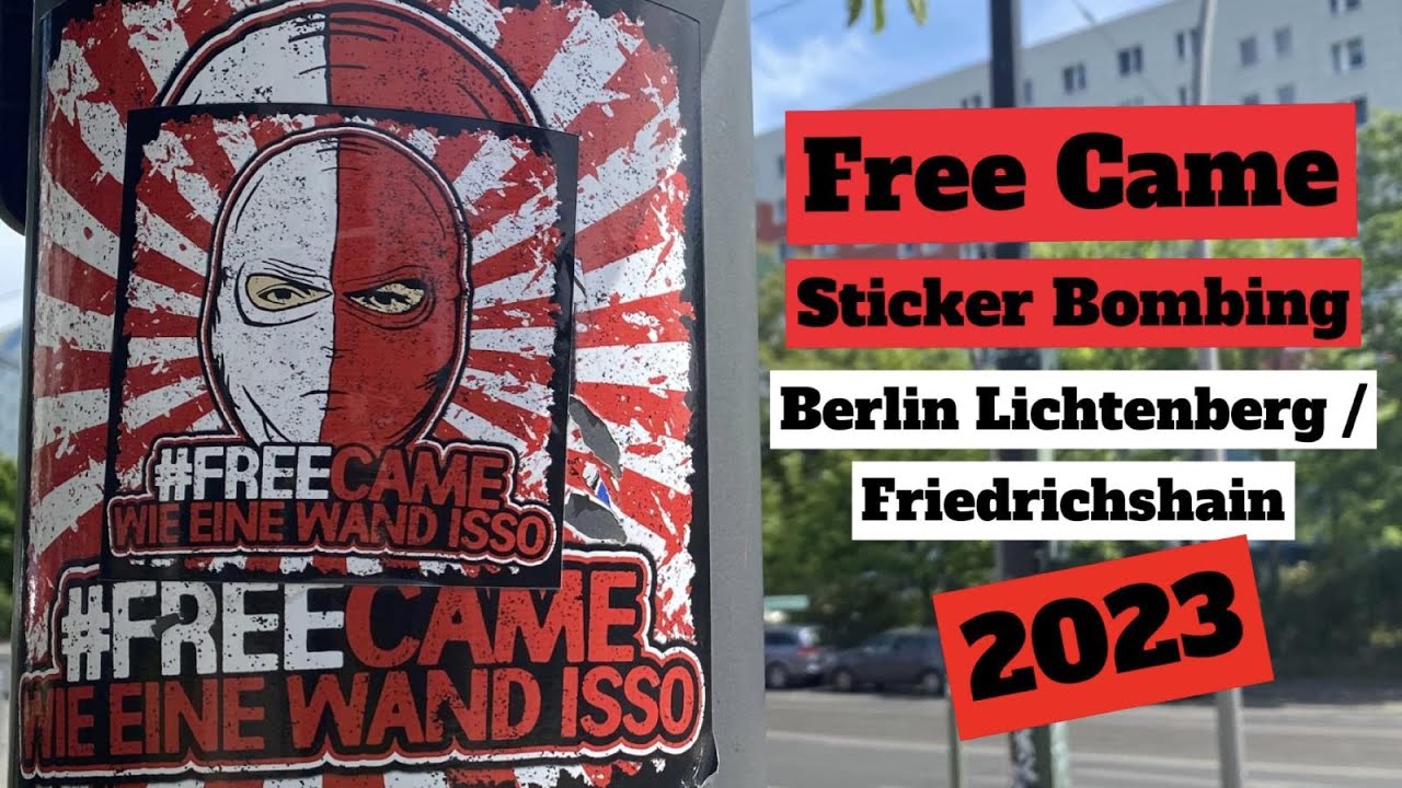 Free Came Hooligan FC Union BERLIN Sticker Bombing - Aufkleber - YouTube