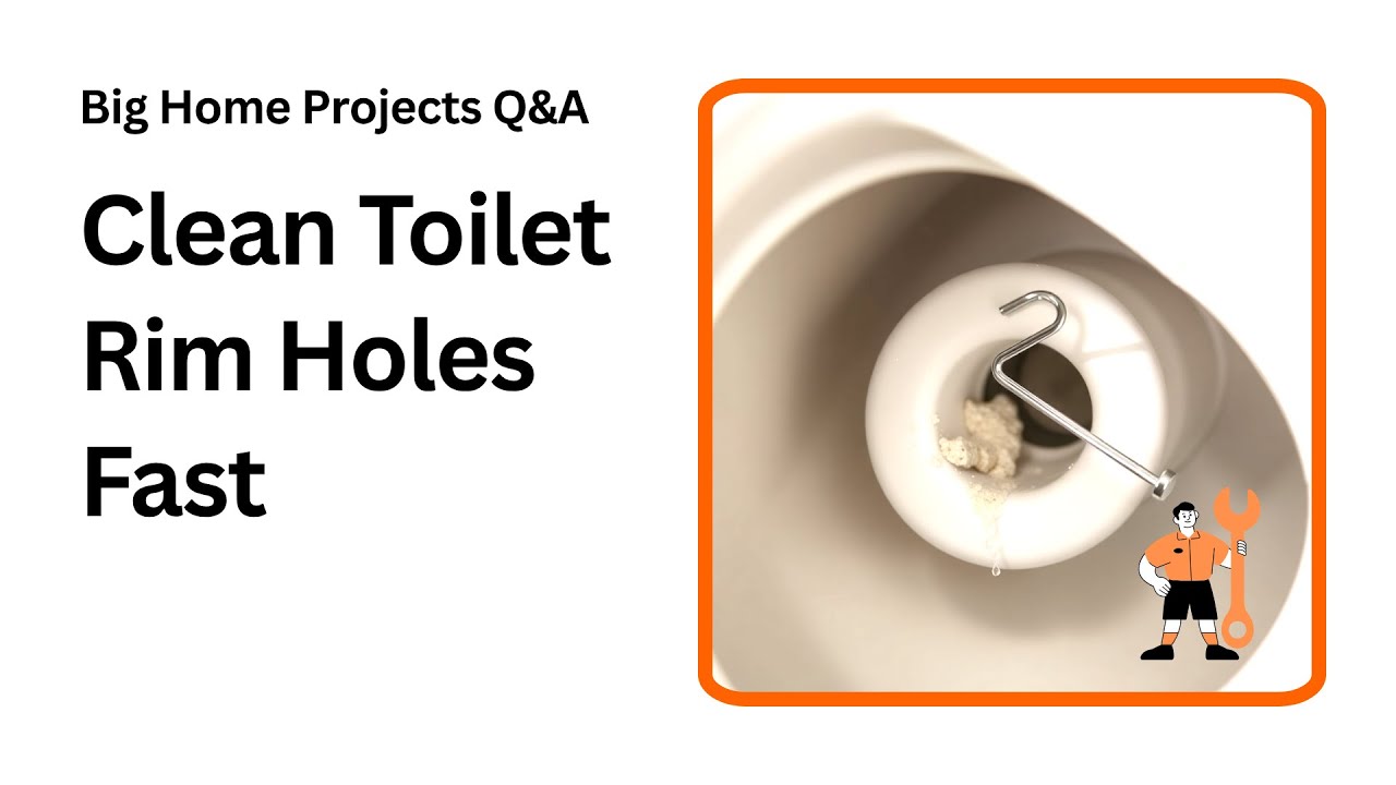 Fix Your Toilet Flush Fast with This Simple Rim Hole Trick - YouTube