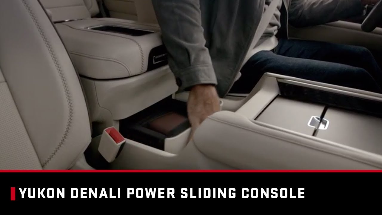 Yukon Denali | Power Sliding Console | GMC Canada - YouTube