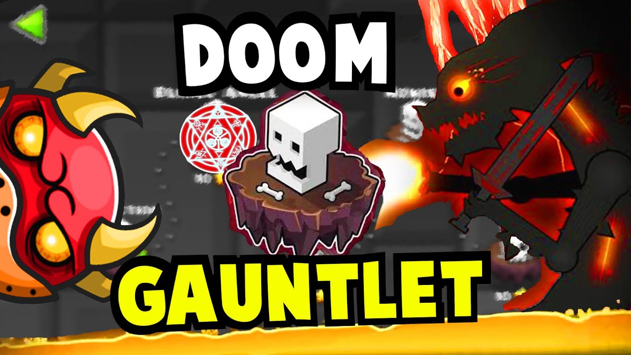 DOOM GAUNTLET en 2023 (100%) | GEOMETRY DASH 2.1 - YouTube