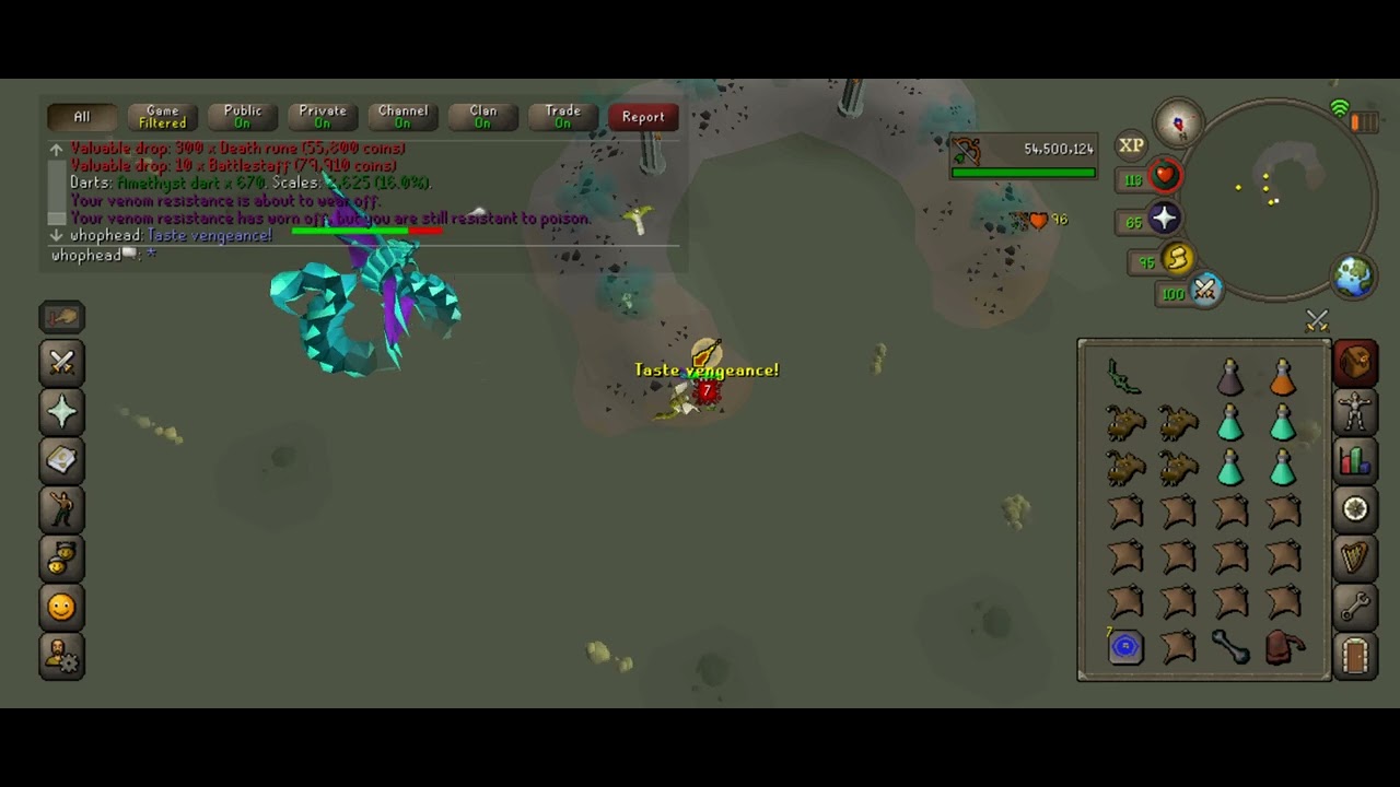 Bowfa Zulrah (mobile) - YouTube