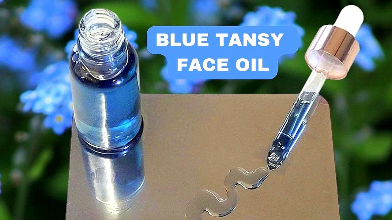 Botanical BLUE TANSY Face Oil Serum for Skin Radiance Quick & Easy Free ...