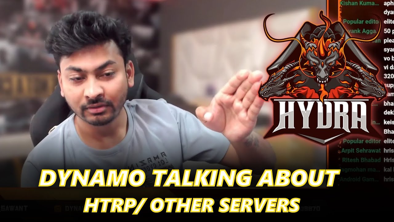 DYNAMO about HTRP/ Other Servers 💔😭 | HTRP 💔🔥 - YouTube
