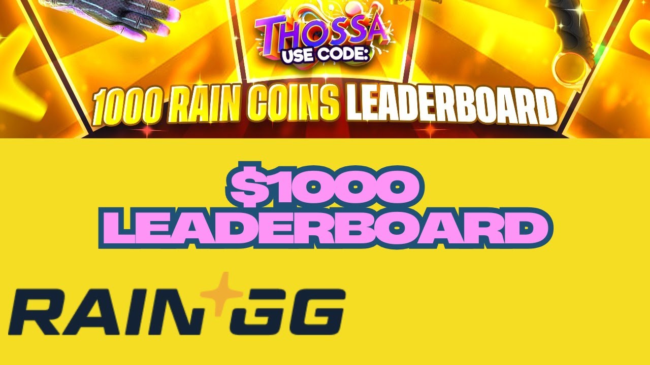 RAIN.GG PROMO CODE 2025!! RAIN.GG $1,000+ LEADERBOARD!! RAIN.GG PROMO ...